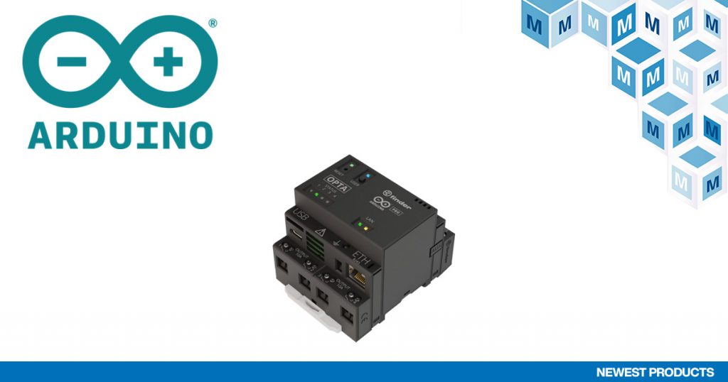 I PLC Opta di Arduino sono disponibili tramite Mouser - Elettronica Plus