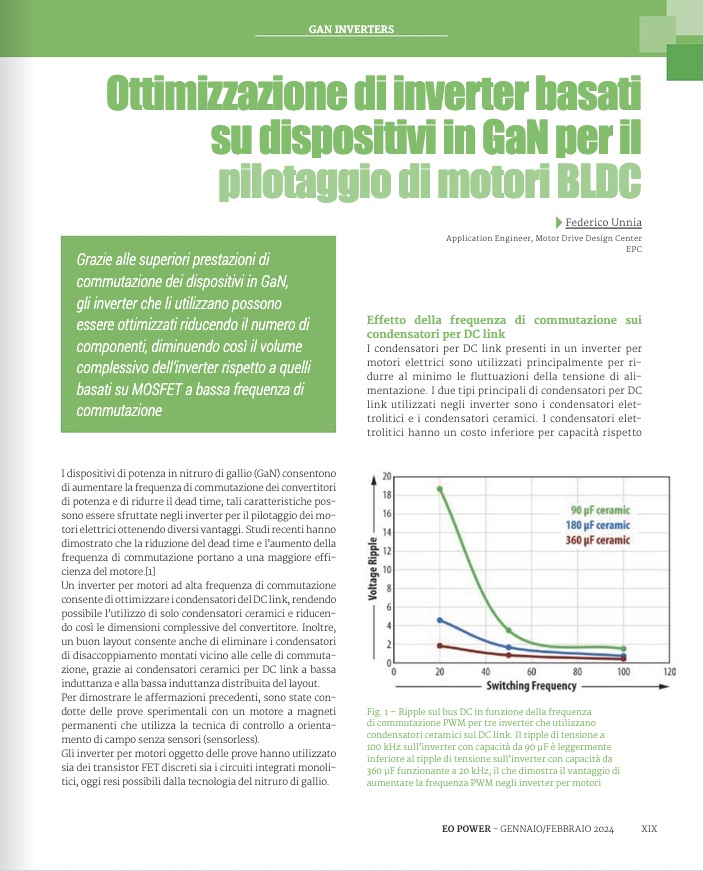 Ottimizzazione di inverter basati su dispositivi in GaN per il ...